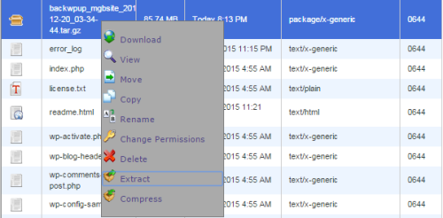 How to restore WordPress with BackWPUp | Luisten