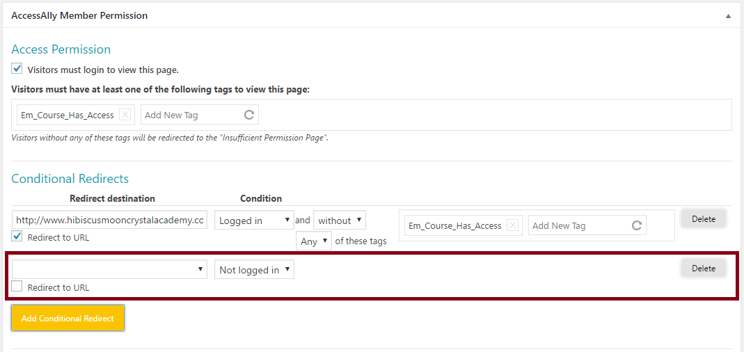 Fix Infinite Redirect Loops On Accessally Luisten